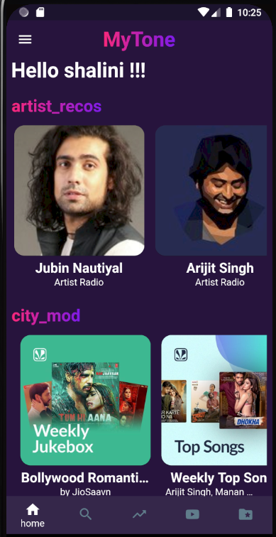 GitHub - shaliniagrawal2512/mytone: flutter music streaming app