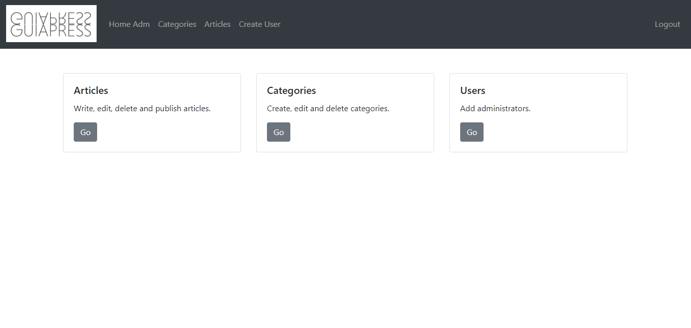 GitHub - Caroline-Thais/guiaPress: Blog criado com node.js. // Blog created with node.js.