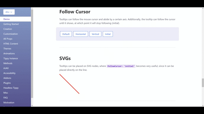 `followCursor` prop: position is not updated after touch on hybrid devices · Issue #781 ...