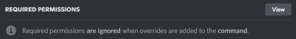 `USE_EMBEDDED_ACTIVITIES` permission appears blank in required ...