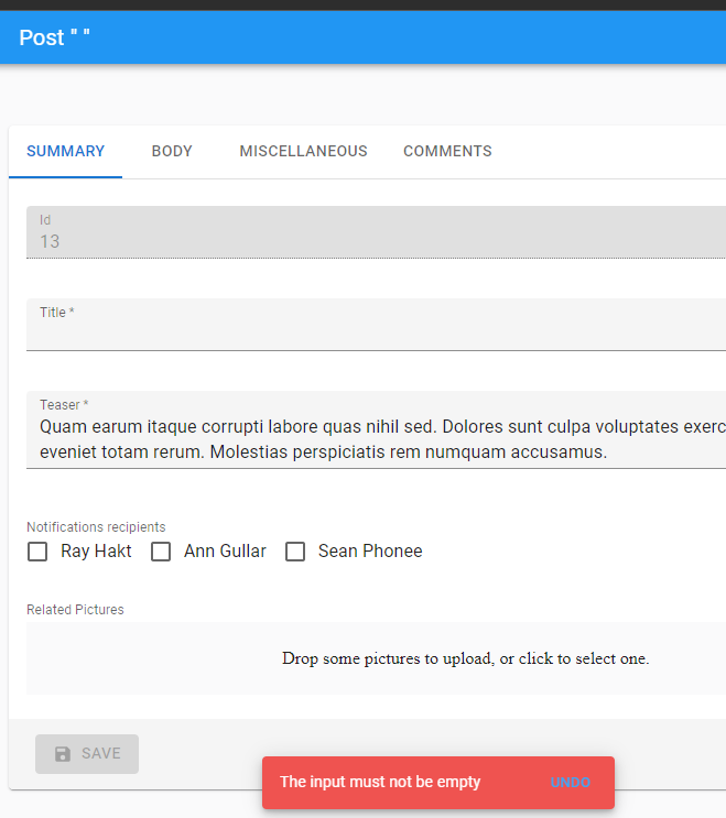 Warning when using null value on TextInput in EditPost Issue #7782 by winniecarole · Pull ...