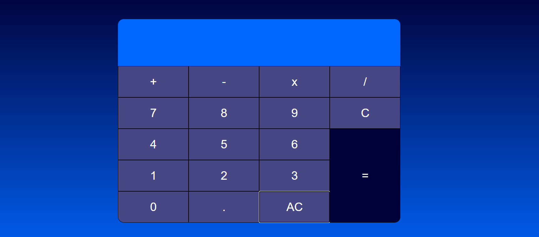 GitHub - ATamer24/HTML-CSS-JS-Calculator