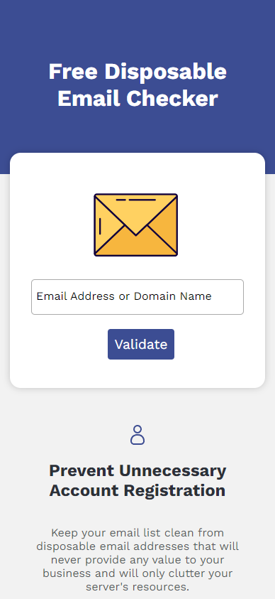 GitHub - HansenSven/disposable-mail-checker