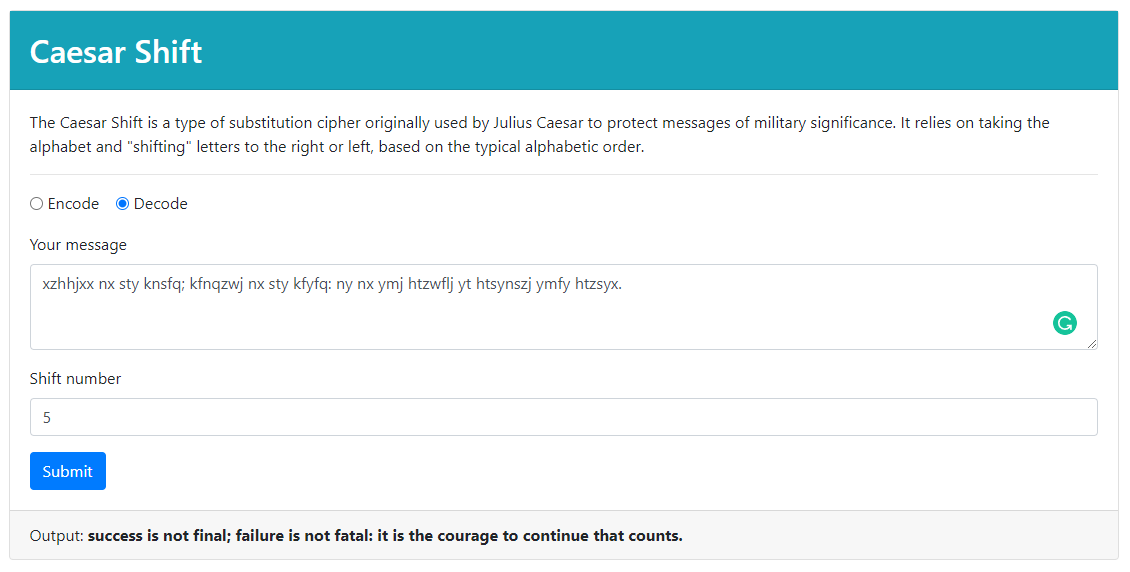 GitHub - donivanjames/Decoder-Ring-Project: Encrypts and decrypts data ...