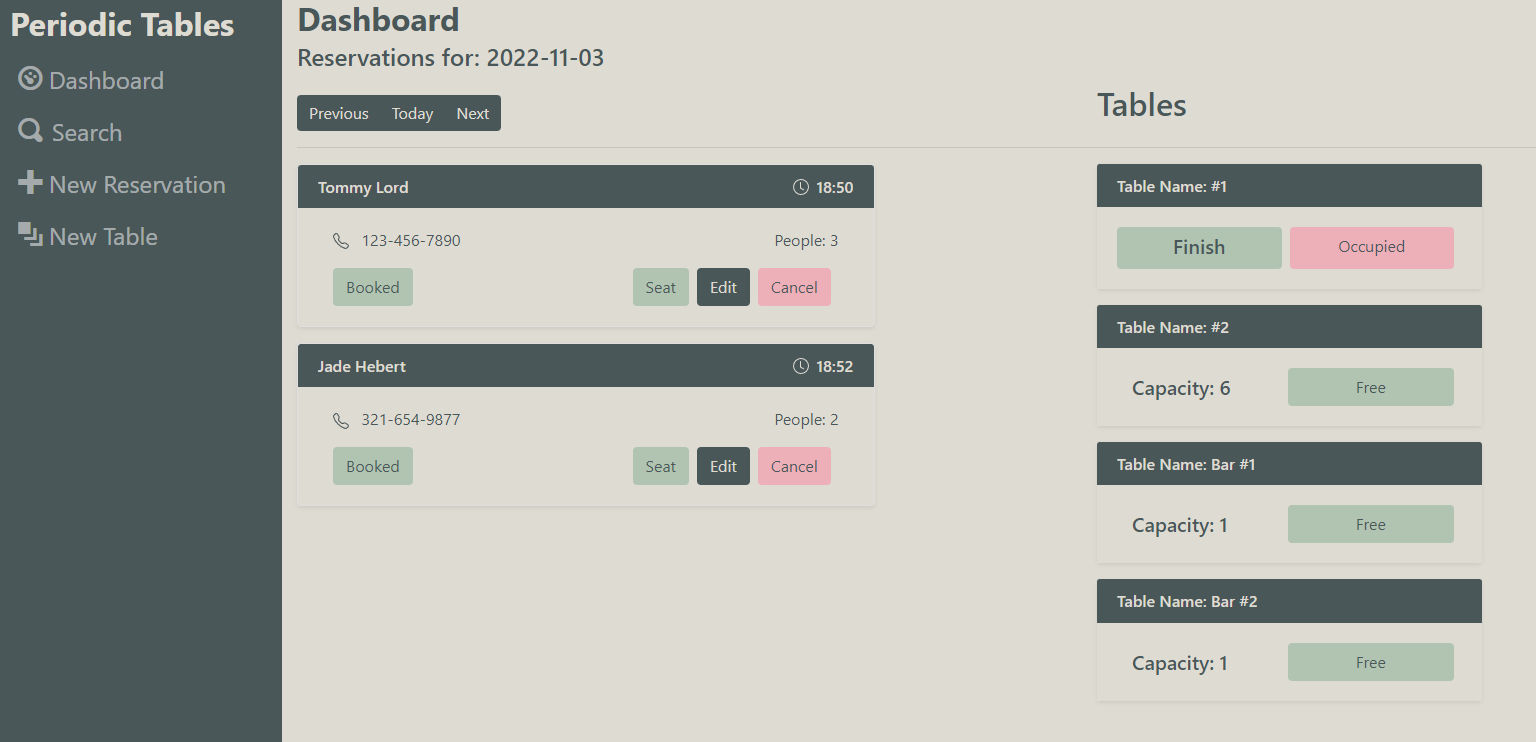 GitHub - donivanjames/starter-restaurant-reservation-main: A table reservation software that ...
