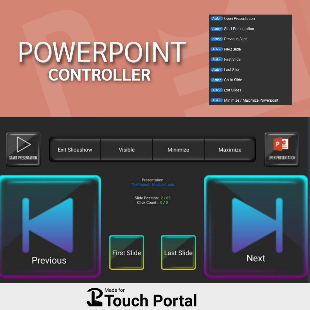 GitHub - gitagogaming/PowerPoint-TouchPortal-Plugin: A plugin developed for TouchPortal users to ...