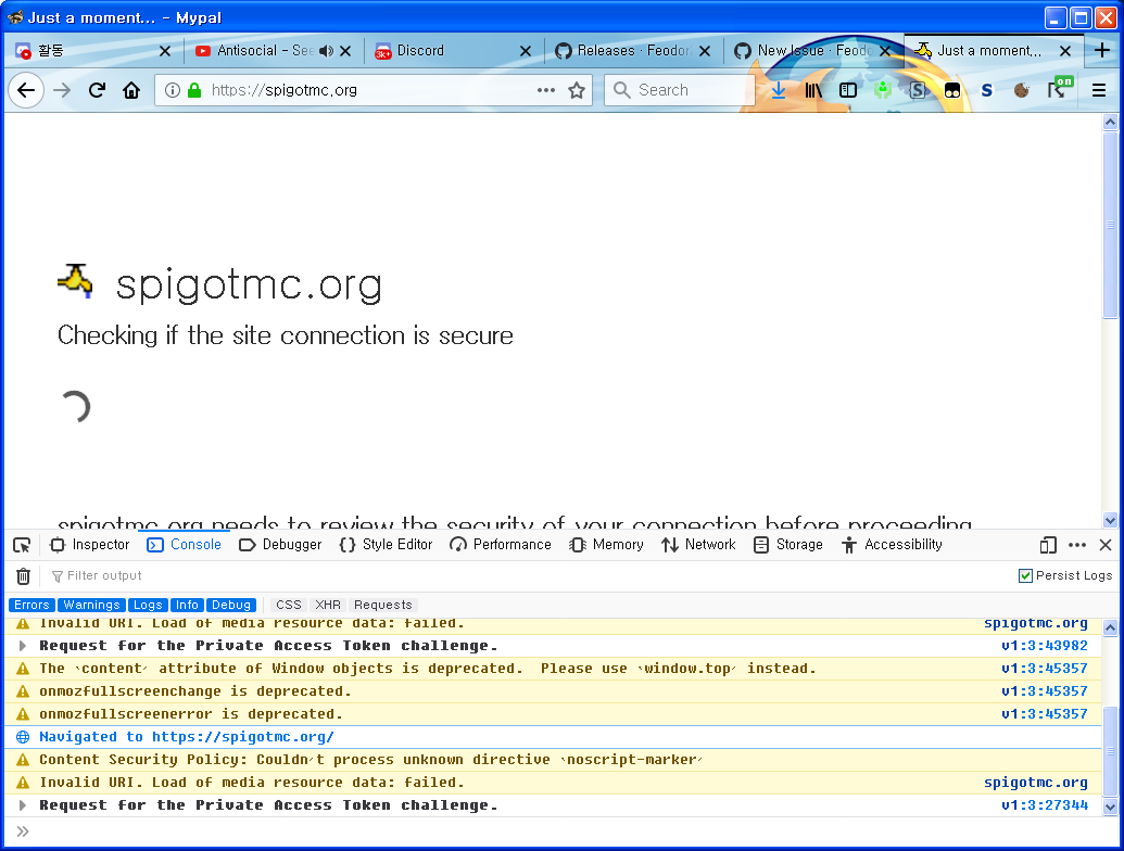 cloudflare infinite reload after UI overhaul · Issue #178 · Feodor2 ...