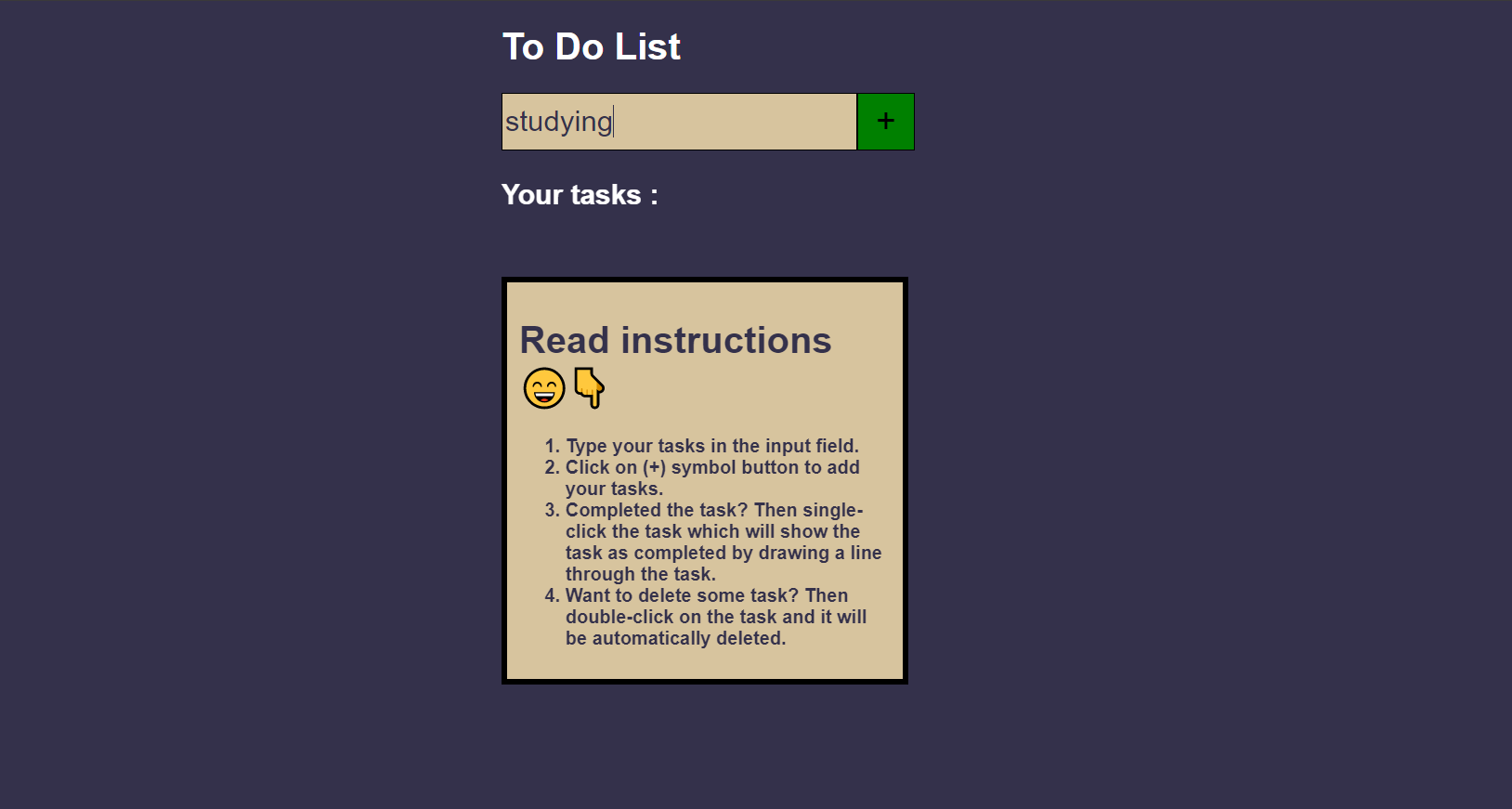 GitHub - harshal2002/To-do-list: A to-do-list web application created ...