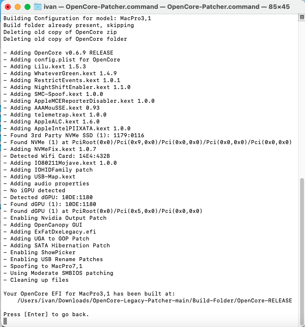 Build Error on OCLP 0.1.2 · Issue #183 · dortania/OpenCore-Legacy-Patcher · GitHub
