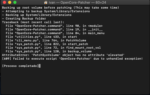 [Bug]: on TUI Security settings menu and Patch sys · Issue #545 · dortania/OpenCore-Legacy ...