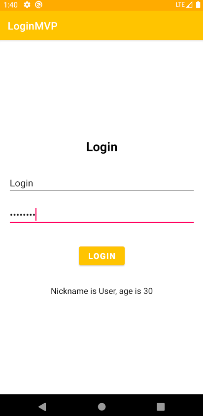 GitHub - veselovvv/LoginMVP: Login screen with MVP.