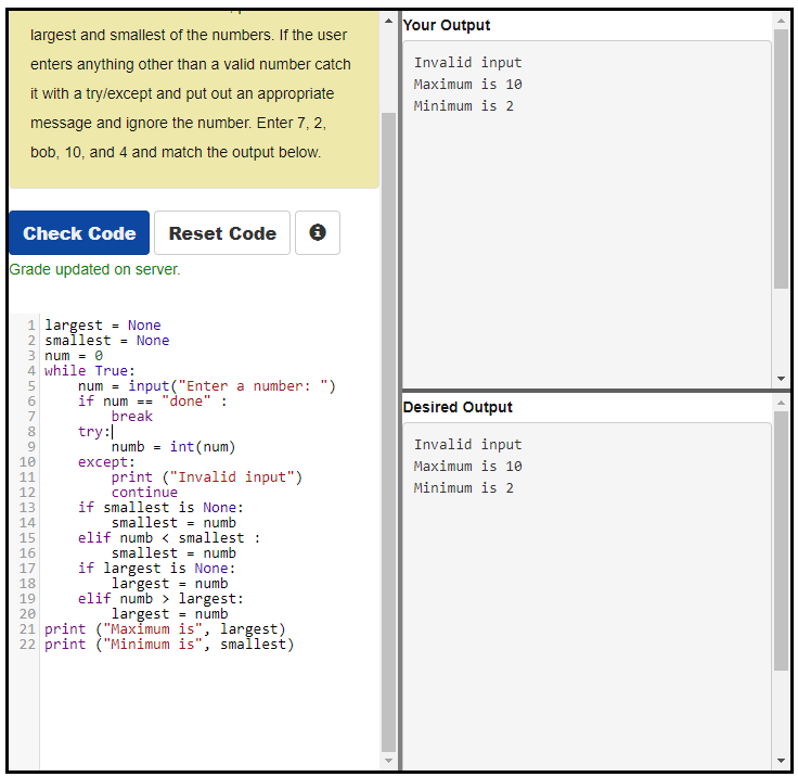 [Coursera] Python for everybody 5.2 Assignment · GitHub