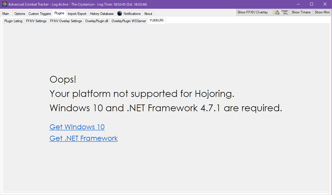 Oops！と表示され利用出来ない件 · Issue #314 · anoyetta/ACT.Hojoring · GitHub