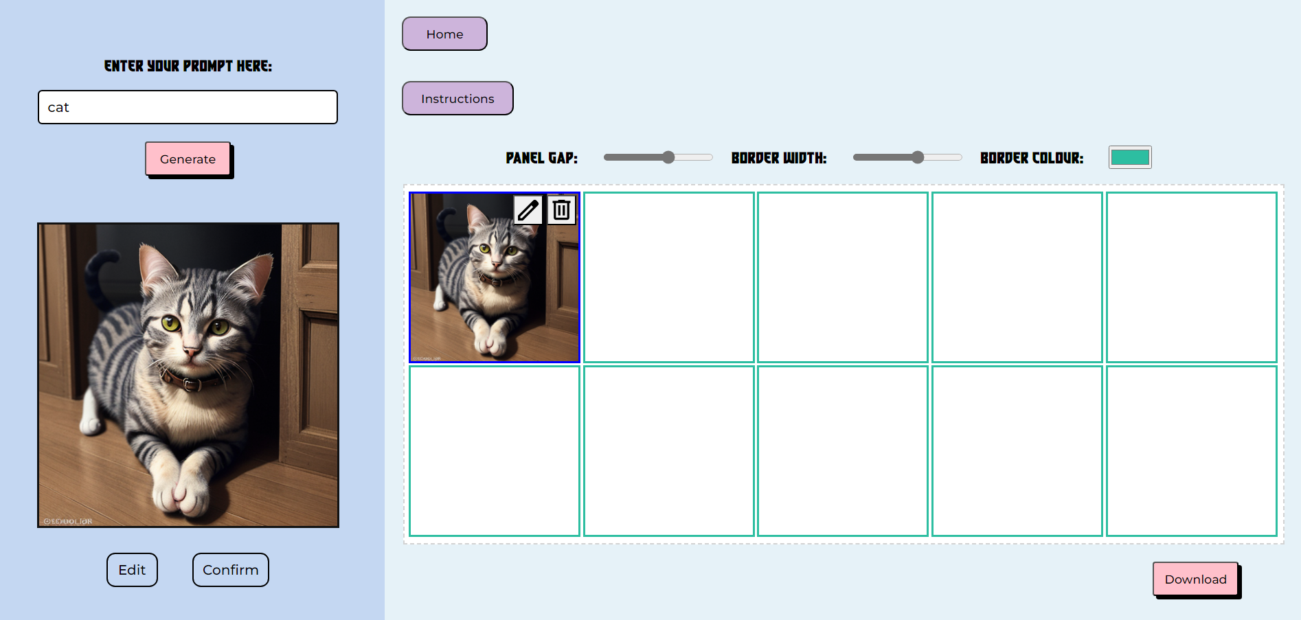 GitHub - Nugget-56/PanelPop: Dashtoon assignment