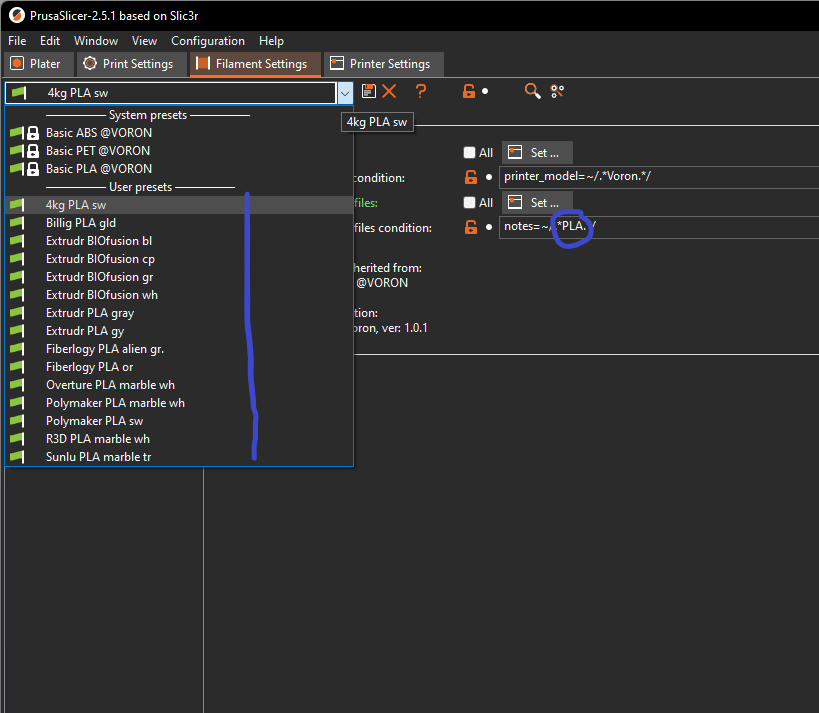 [Feature Request] filament AND printer specific profiles · Issue #678 · SoftFever/OrcaSlicer ...