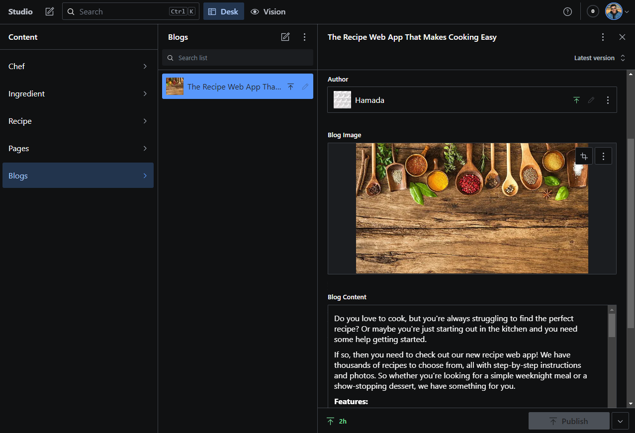 Github Yousefelassal Recipe App Experimenting With Headless Cms