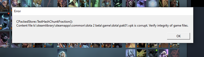 Vpk Crash · Issue 10133 · Valvesoftwaredota2 Gameplay · Github 