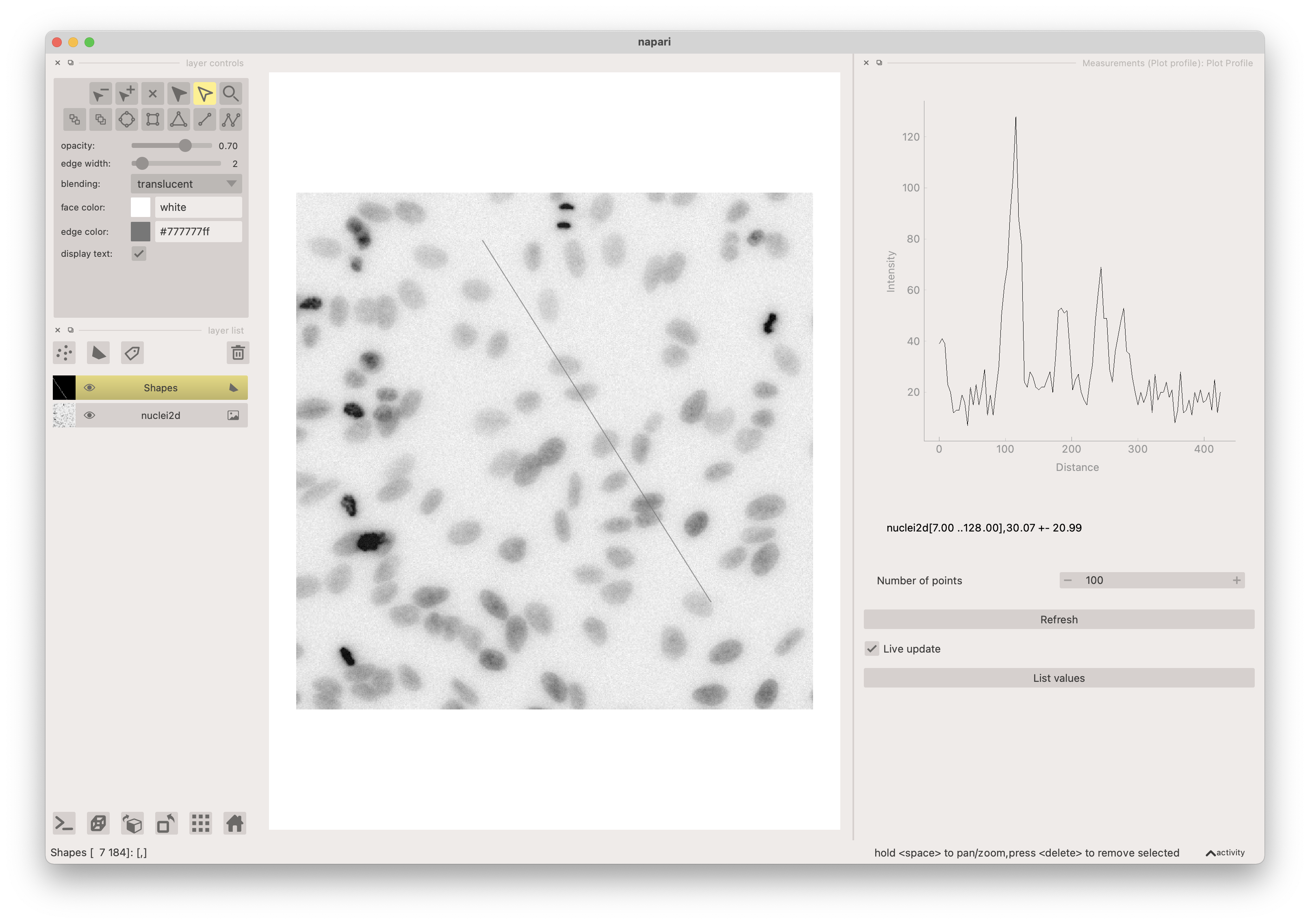 napari freezes when napari-plot-profile gets started · Issue #3220 · napari/napari · GitHub
