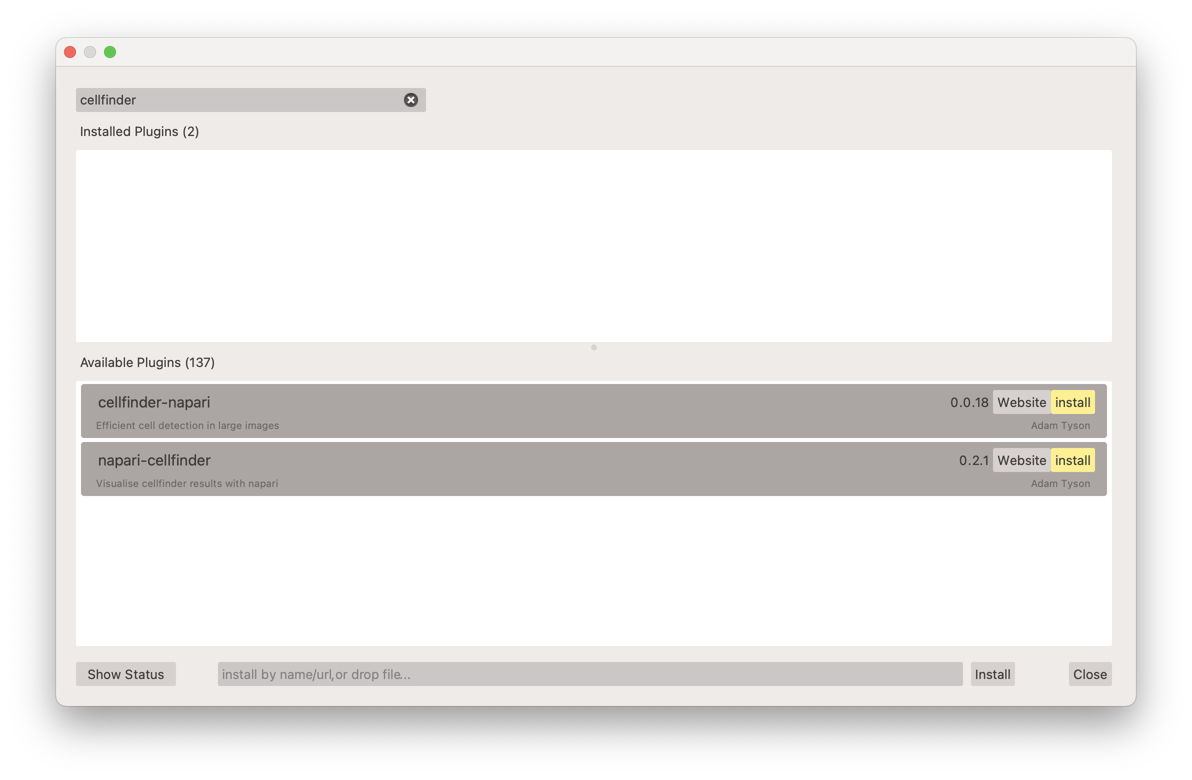 Two cell finder plugins in napari? · Issue #36 · brainglobe/cellfinder-napari · GitHub