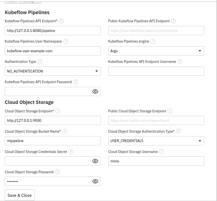 Unexpected character at line 1 column 1 of the JSON data when running or exporting KF pipeline ...