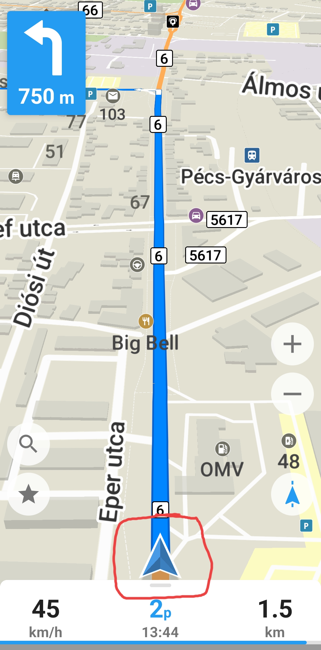 Arrow Position in route mode · Issue #4456 · organicmaps/organicmaps · GitHub