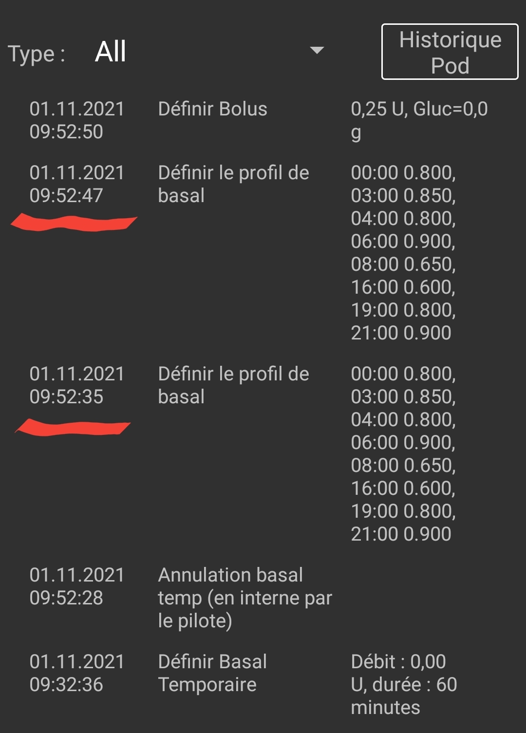 2.8.2.9_dev EROS and DASH / Basal settings sent twice to pump · Issue #827 · nightscout ...