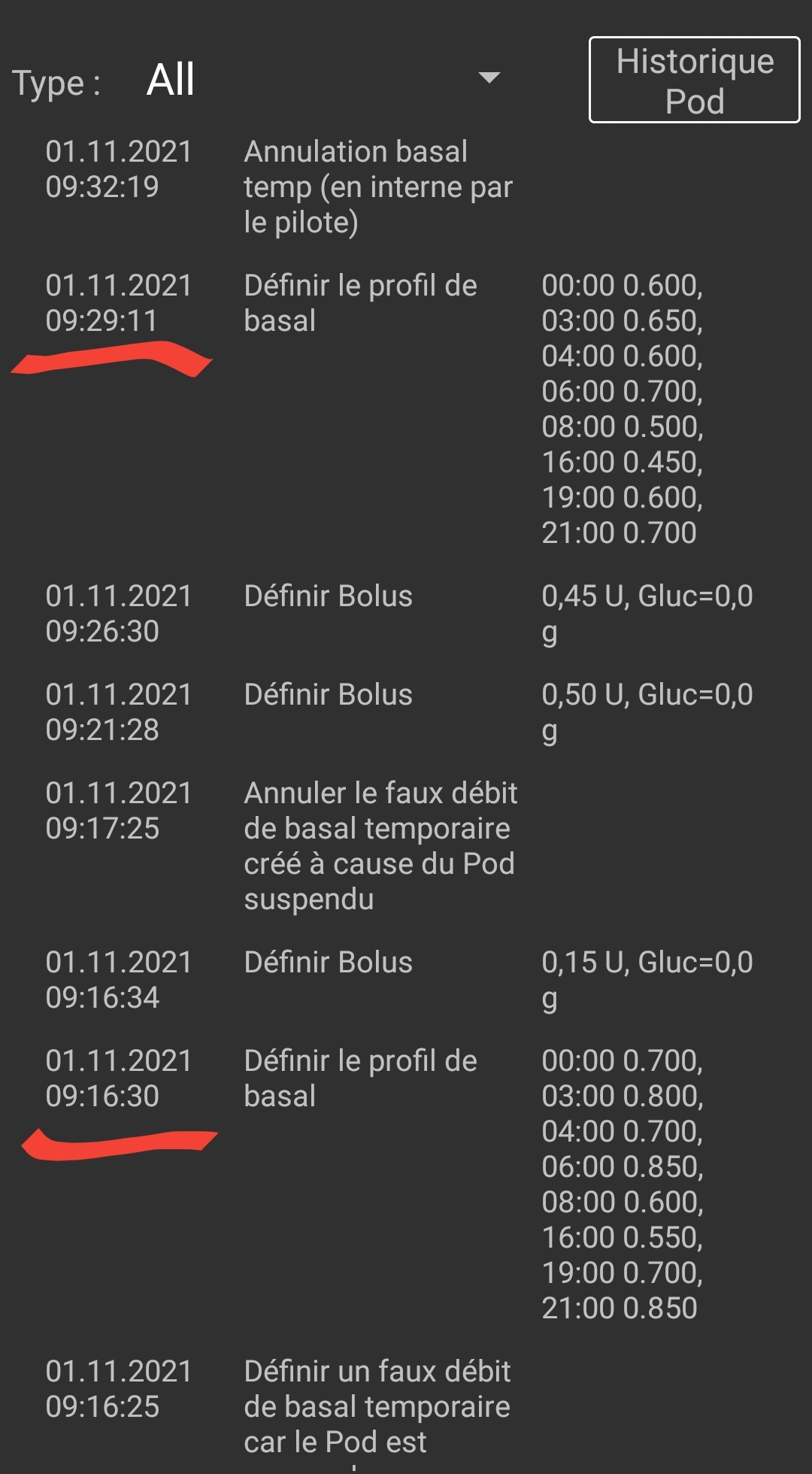 2.8.2.9_dev EROS and DASH / Basal settings sent twice to pump · Issue #827 · nightscout ...