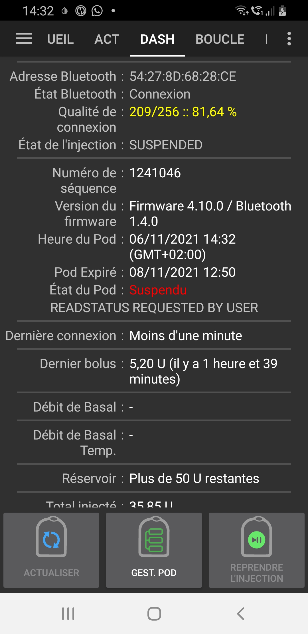 Dev DASH/ Pod inactivated by itself · Issue #858 · nightscout/AndroidAPS · GitHub