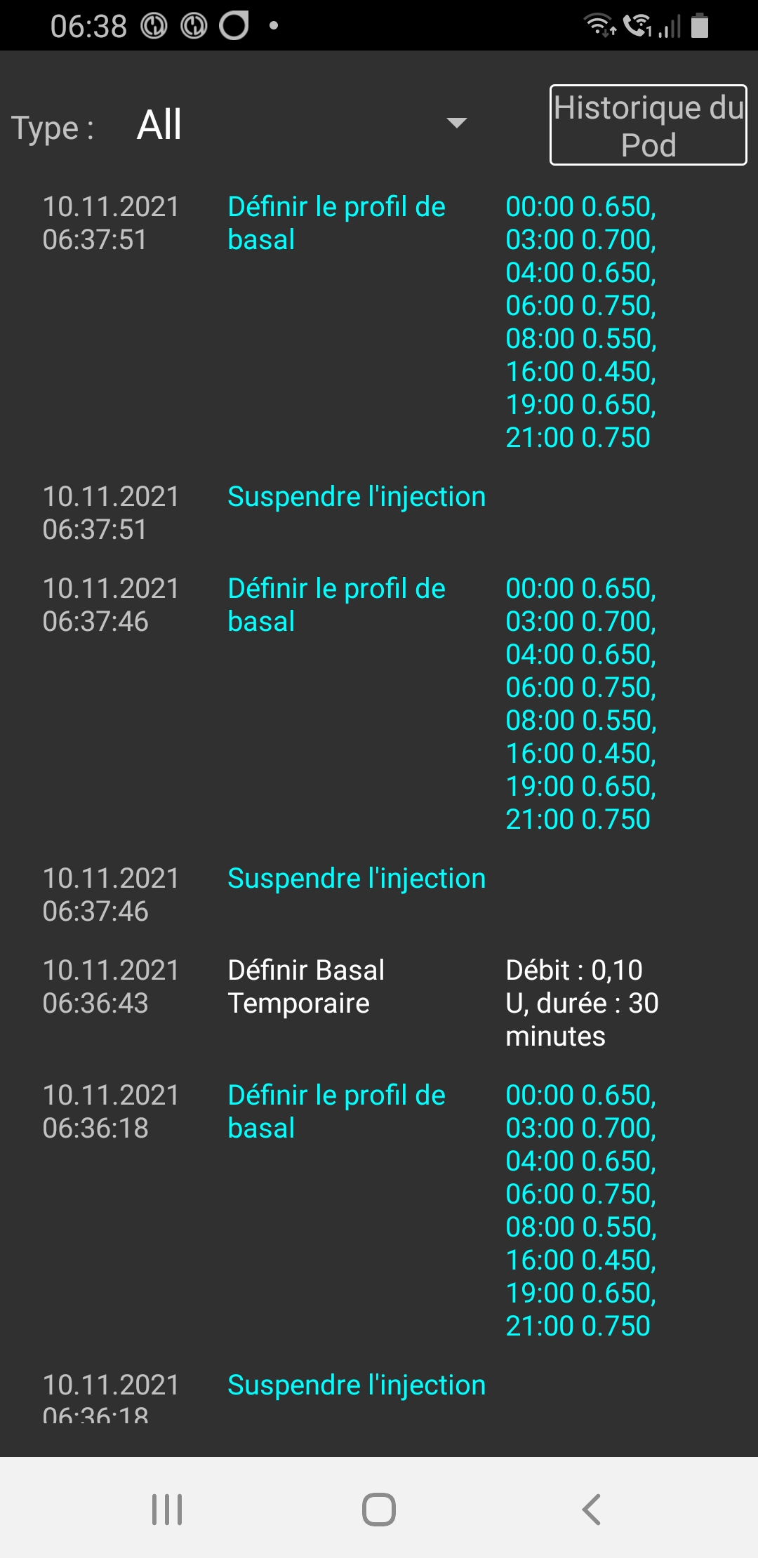 2.8.2.9_dev EROS and DASH / Basal settings sent twice to pump · Issue #827 · nightscout ...