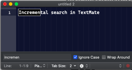 Incremental Search · Issue #1282 · coteditor/CotEditor · GitHub
