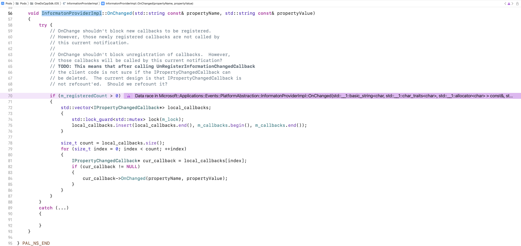 Potential data race in InformationProviderImpl? · Issue #974 · microsoft/cpp_client_telemetry ...