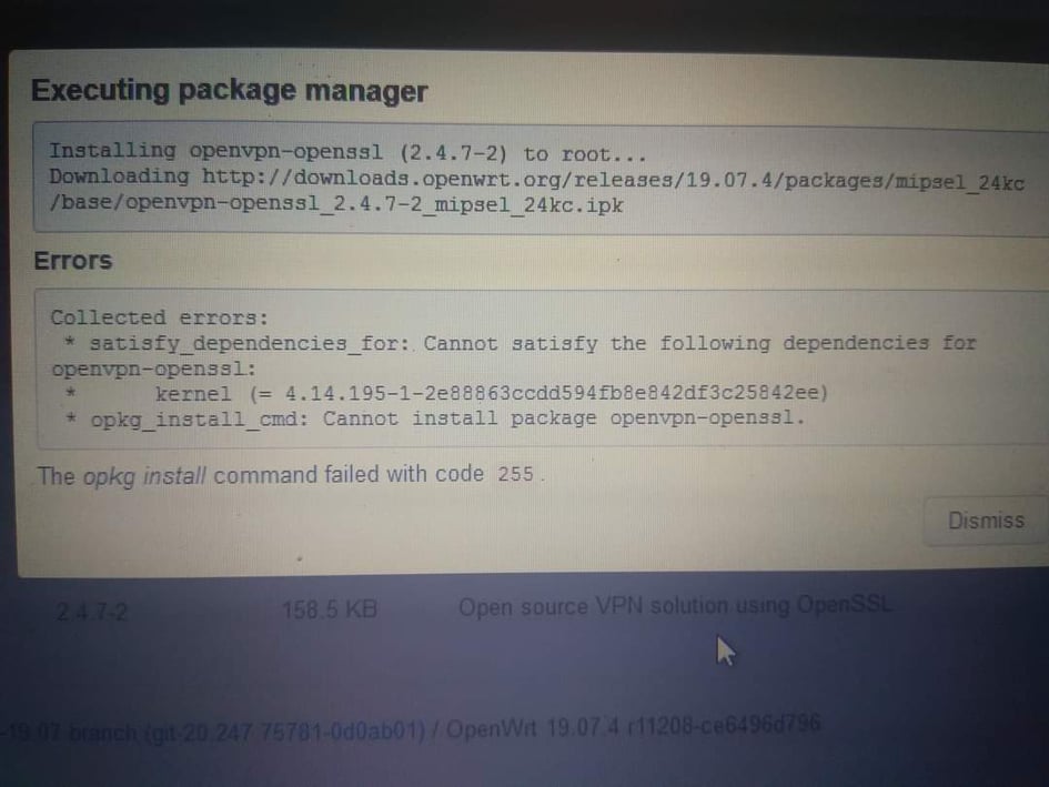 openvpn-openssl compatibility · Issue #14343 · openwrt/packages · GitHub