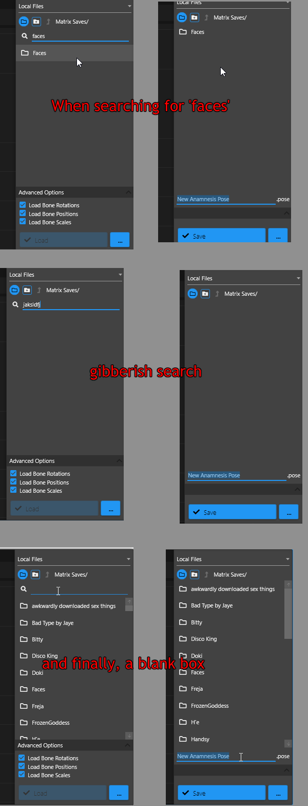 Pose Saving not displaying full folder hierarchy · Issue #363 · imchillin/Anamnesis · GitHub