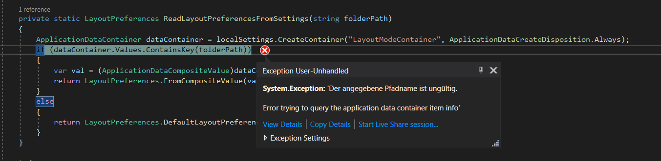 Application crashes when clicking on drives without a letter · Issue ...