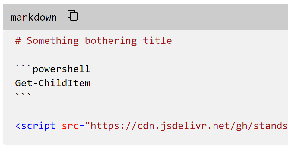 GitHub - standstonecraft/Markdown-CopyCode: add copy function to code fence in markdown