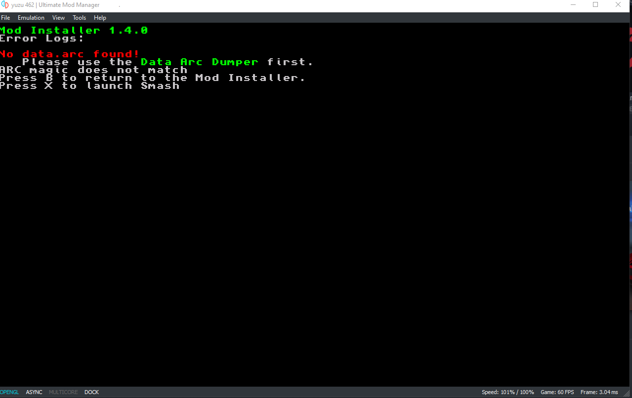 No data.arc found · Issue #13 · ultimate-research/UltimateModManager ...