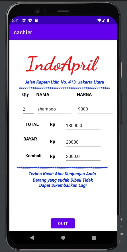 GitHub - your-feritale/cashier: A repository for assignment in Mobile Programming Class.