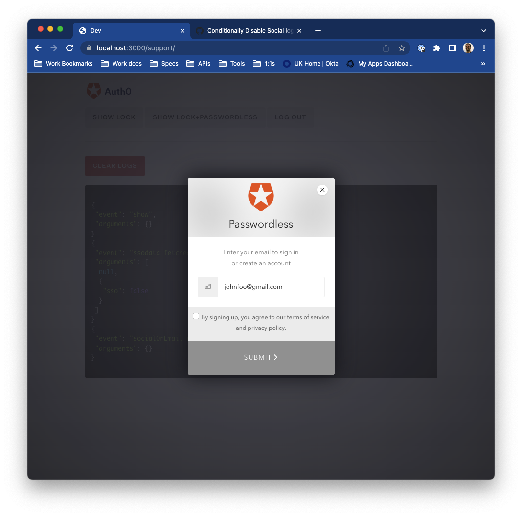 Conditionally Disable Social Login With Passwordless · Issue 2216 · Auth0 Lock · Github