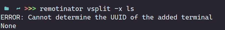 remotinator split and execute command — cannot determine uuid · Issue #537 · gnome-terminator ...