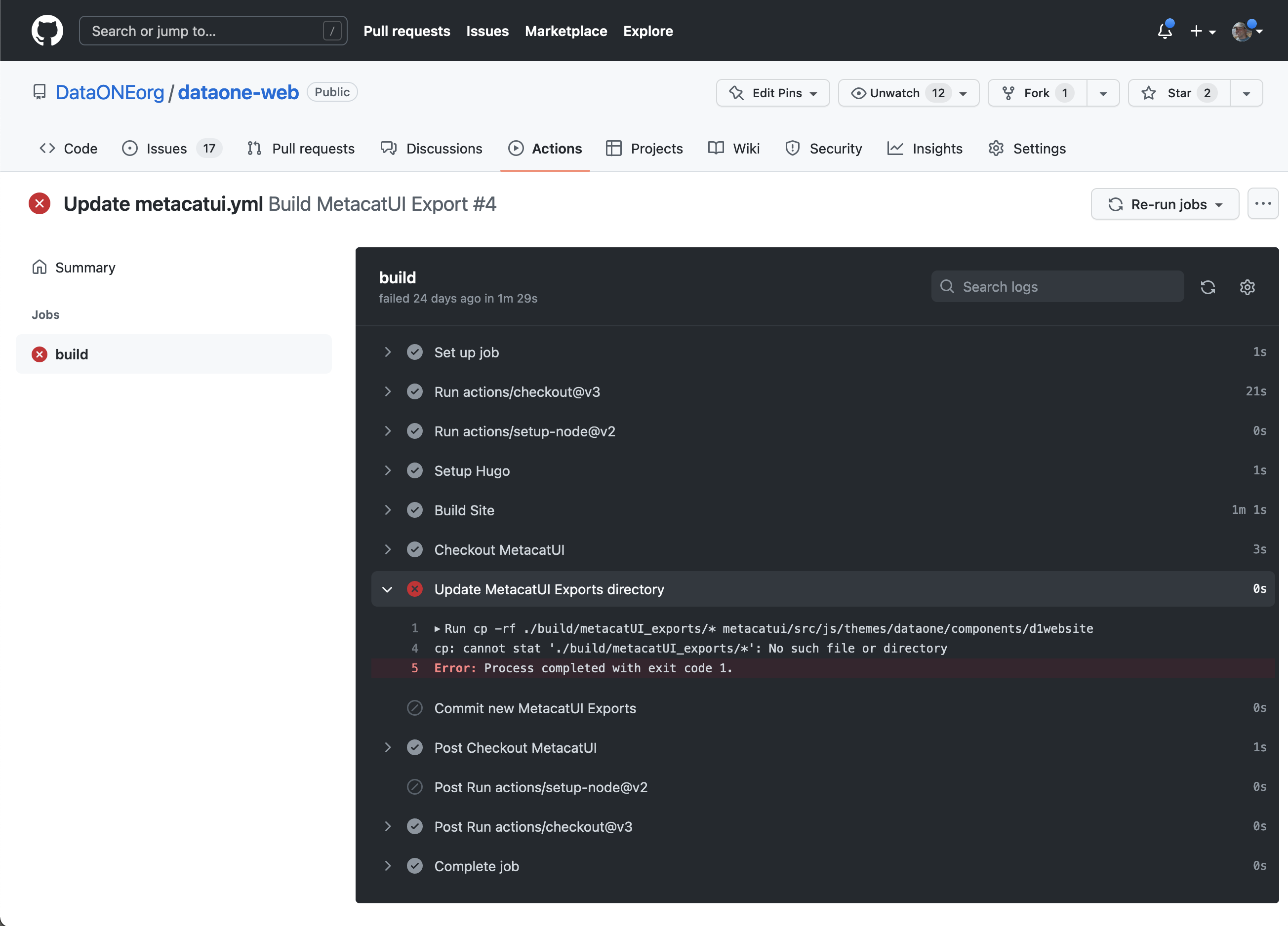 Add GitHub Action to update DataONE navigation when dataoneweb is updated · Issue #2023 · NCEAS ...