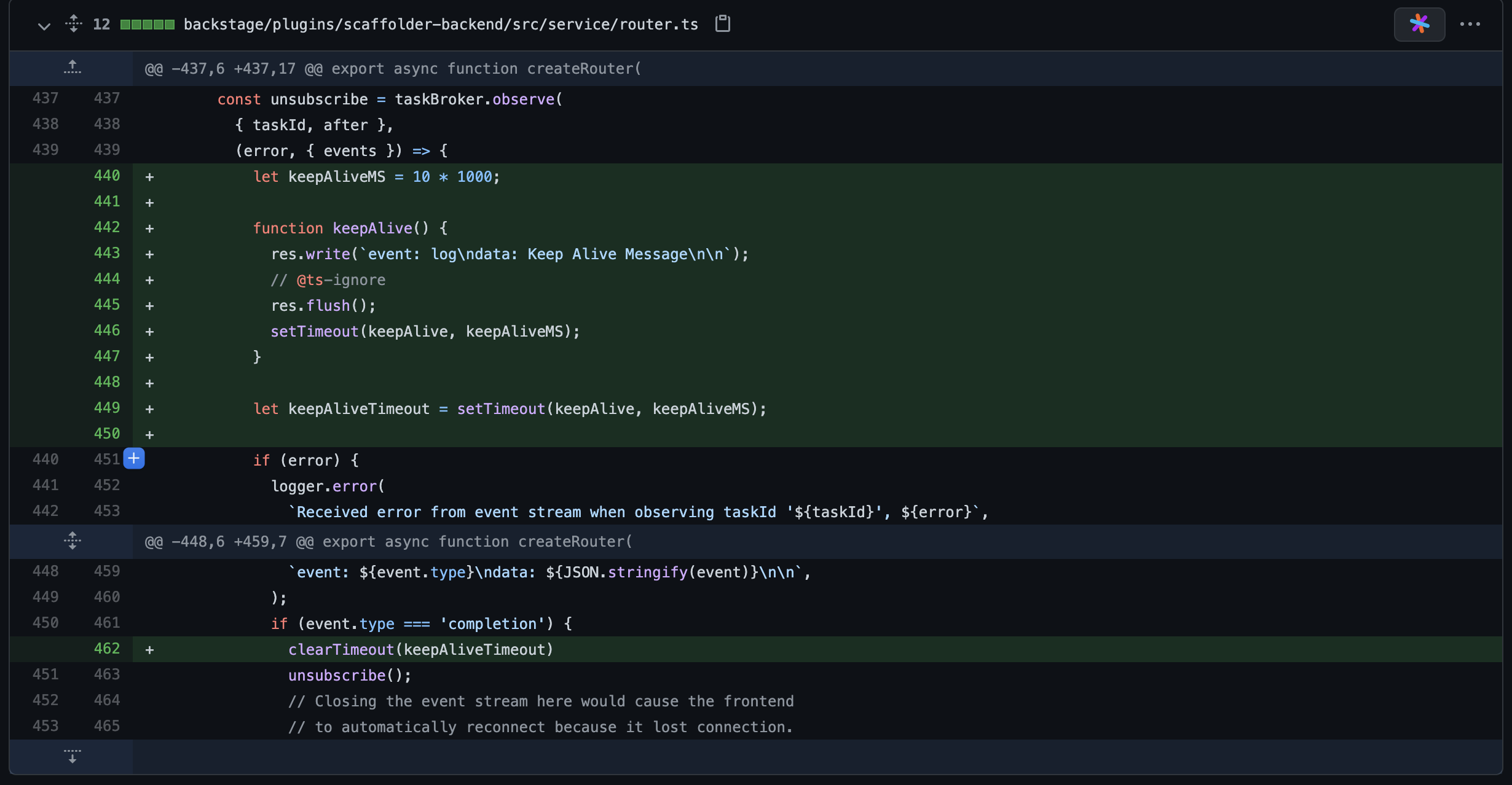 Task Eventstreams in the scaffolder not being cleaned up properly · Issue #5535 · backstage ...