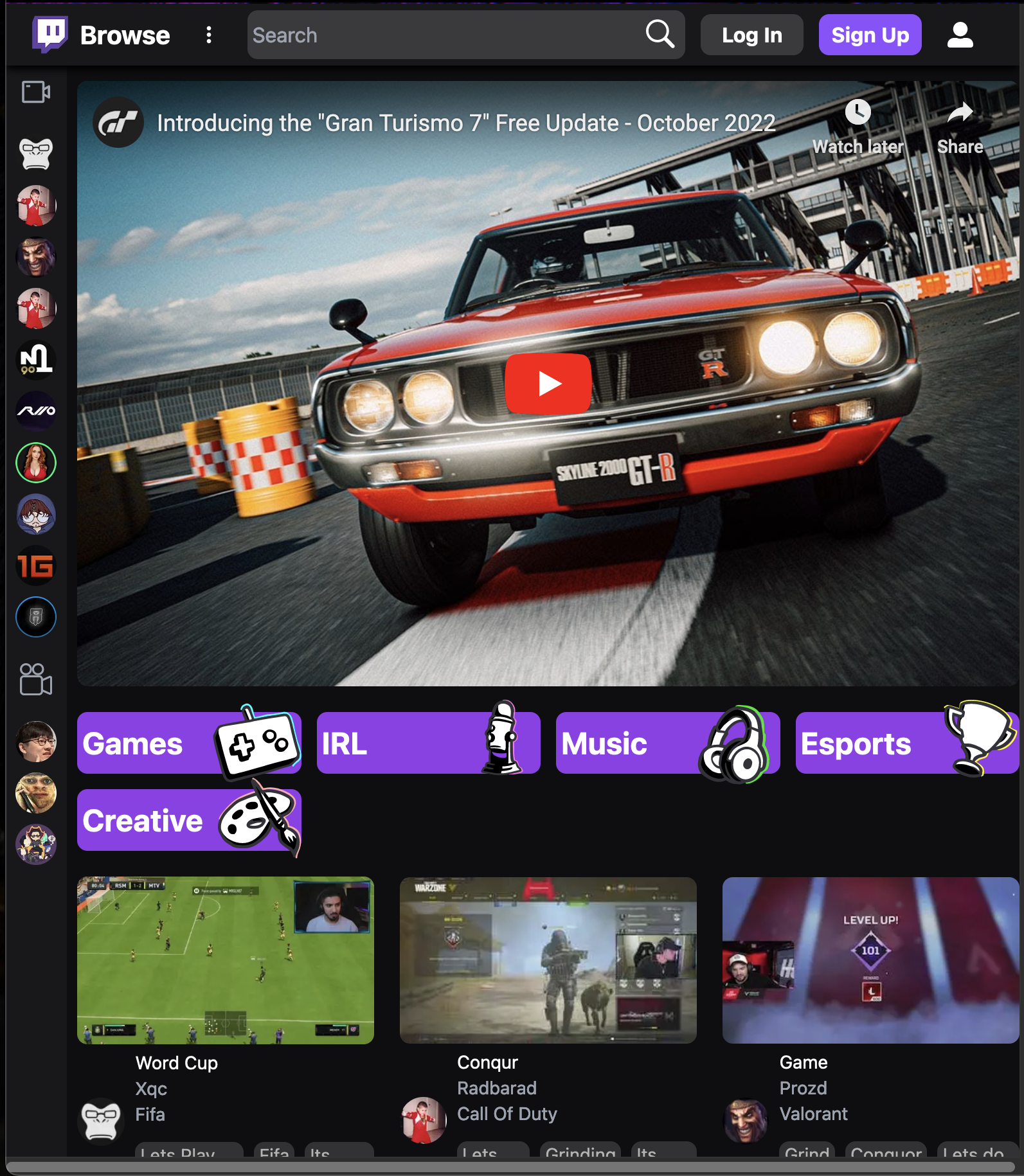GitHub - Thabish-Kader/Twitch: Next JS, Typescript, Tailwind CSS
