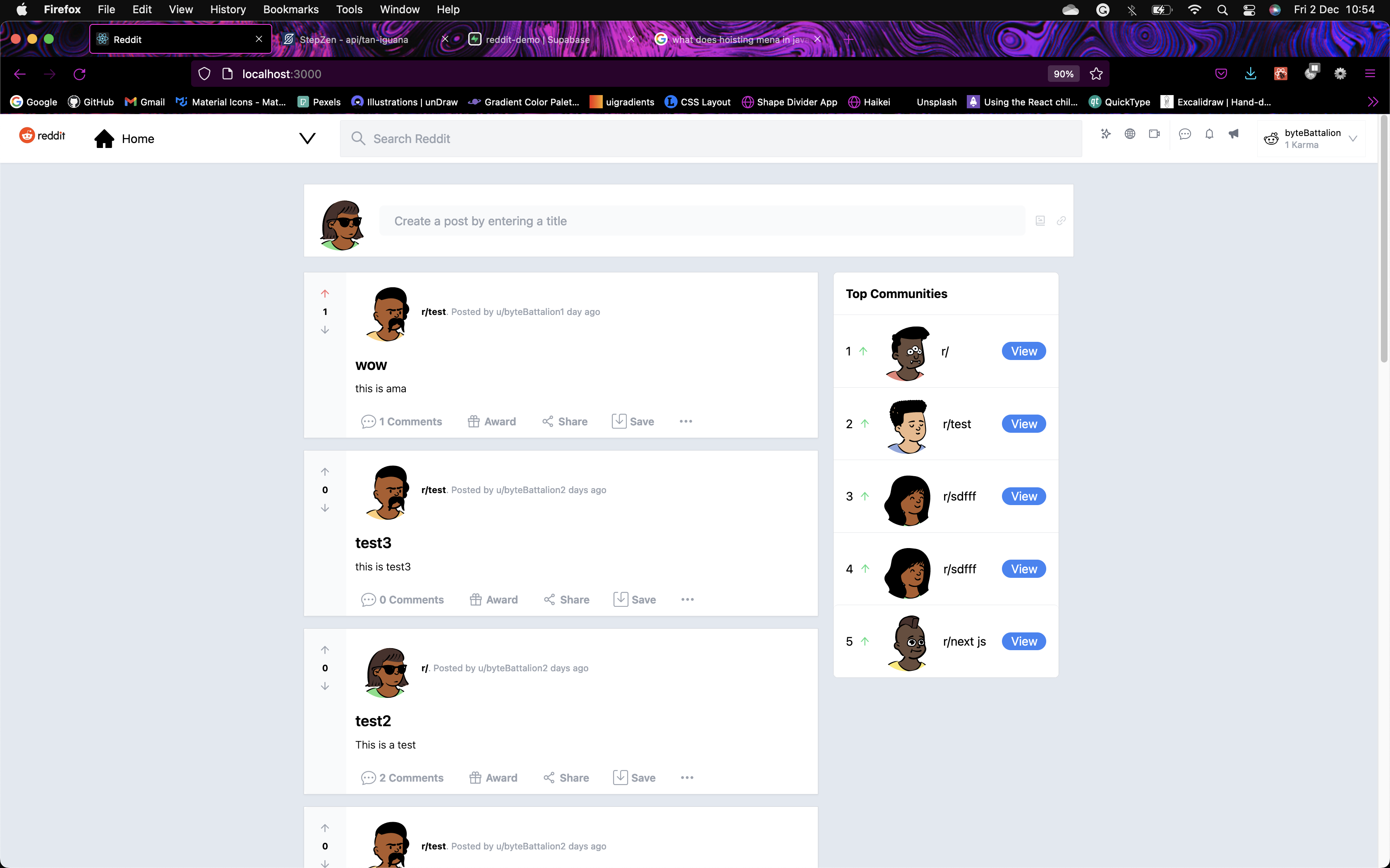 GitHub - Thabish-Kader/reddit-next-app