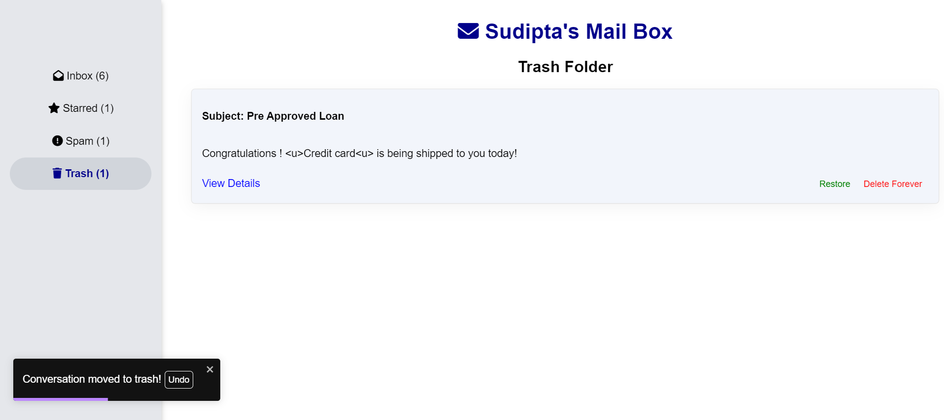 Github Sudiptachakraborty51 Mail App A Mail App Created Using Usestate Usecontext Useeffect