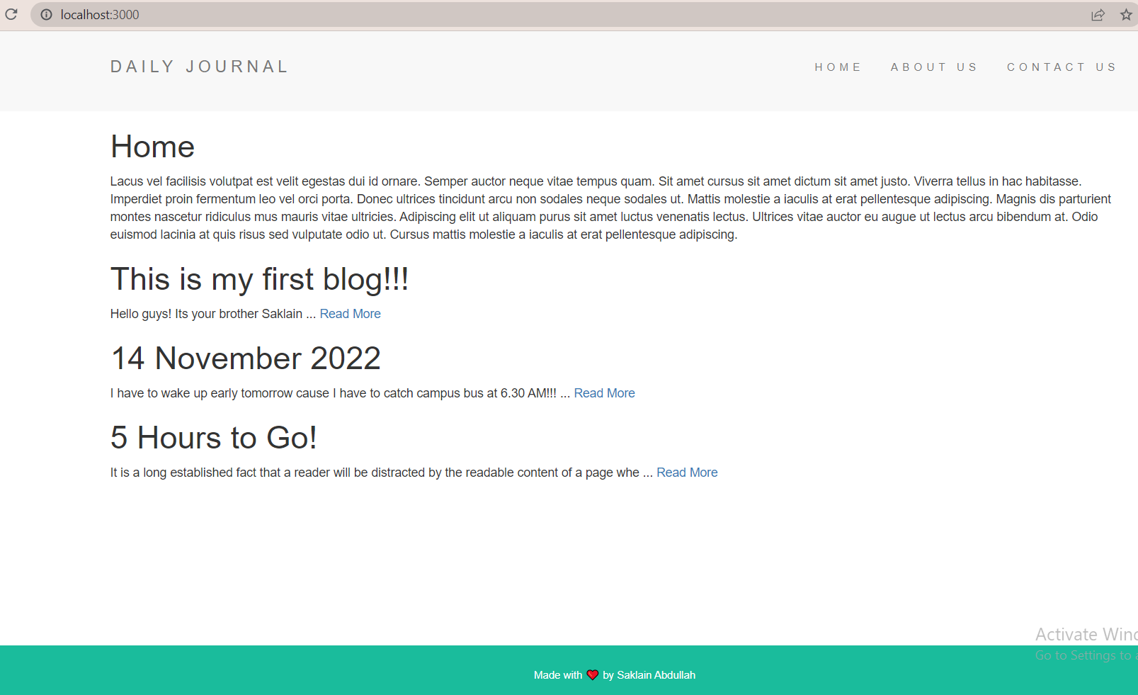 GitHub - SaklainAbdullah/BloggingSite