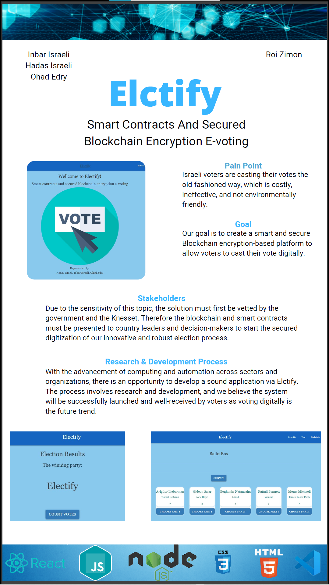 GitHub - InbarIsraeli/Electify