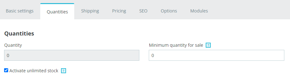 Unlimited stock for some products · Issue #27565 · PrestaShop/PrestaShop · GitHub