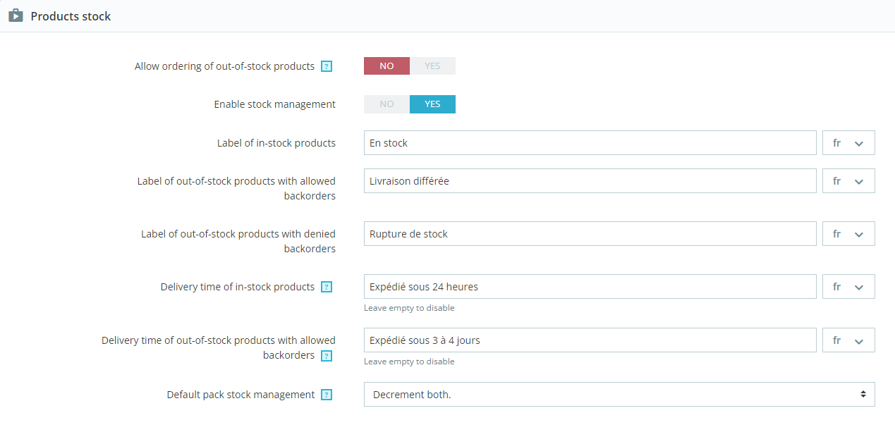 Unlimited stock for some products · Issue #27565 · PrestaShop/PrestaShop · GitHub