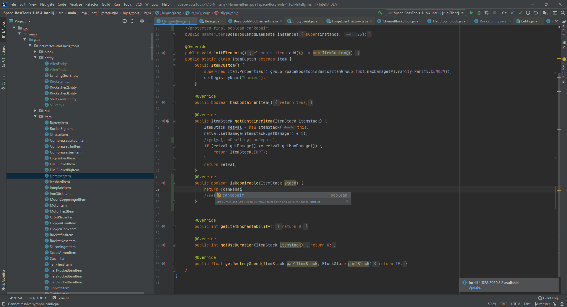 Damage Item Dupication (with fix!) · Issue #1072 · MCreator/MCreator ...