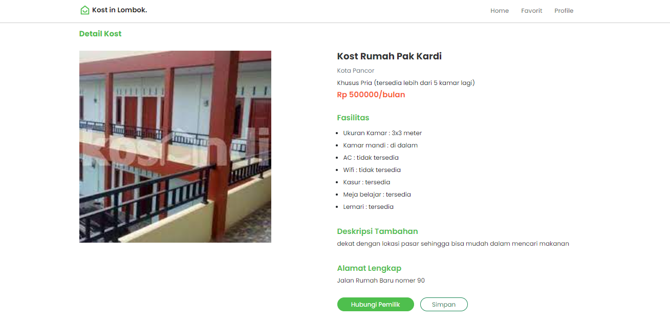 GitHub - ismarapw/kost-in-lombok: A Recommender System for Boarding House